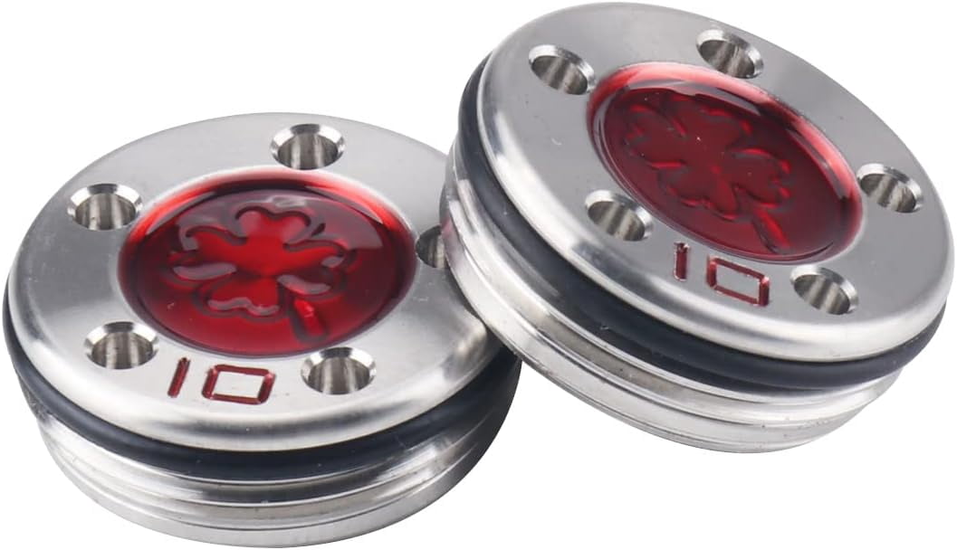 Golf Custom Putter Screws Weights Red Lucky Four-Leaf 2PCS Available ...