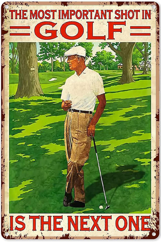 Golf Decor for office Golf Wall Art for Bedroom The Most Important Shot ...