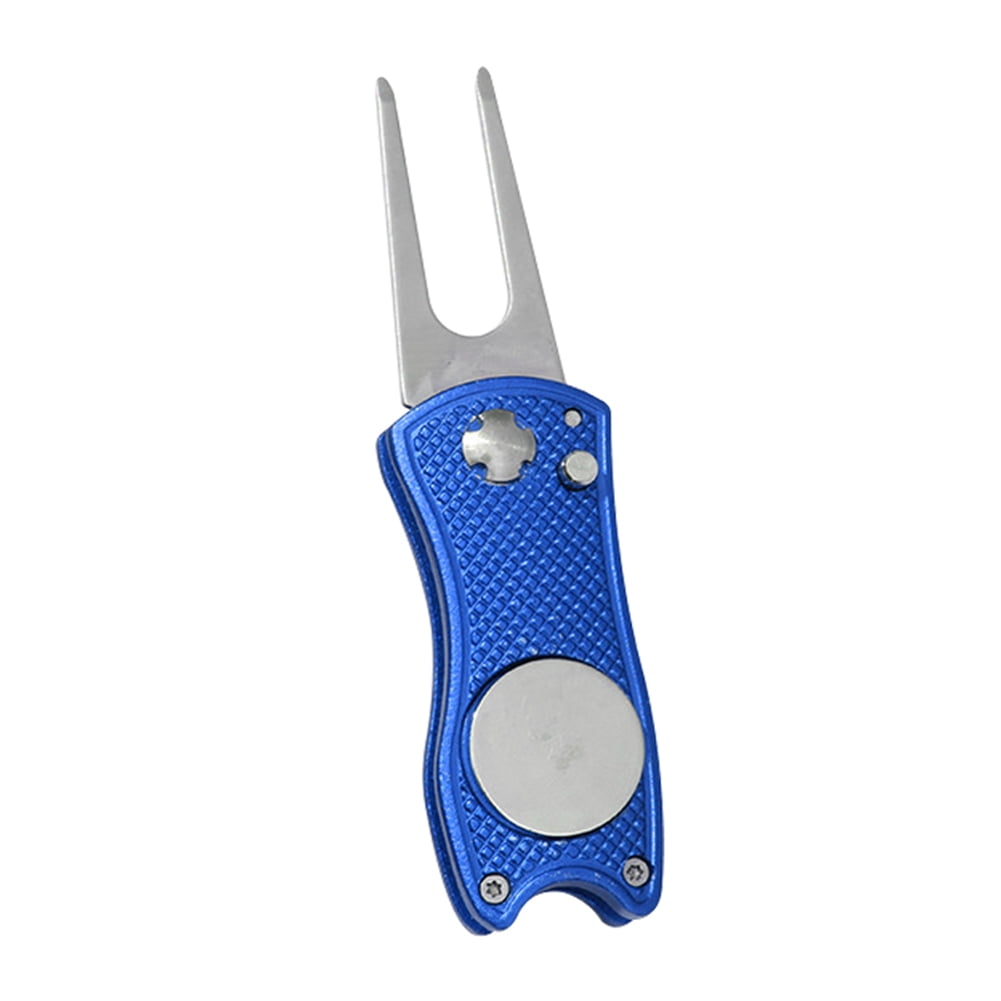Golf Divot Repair Tool, Foldable Pop-up Button Stainless Steel ...