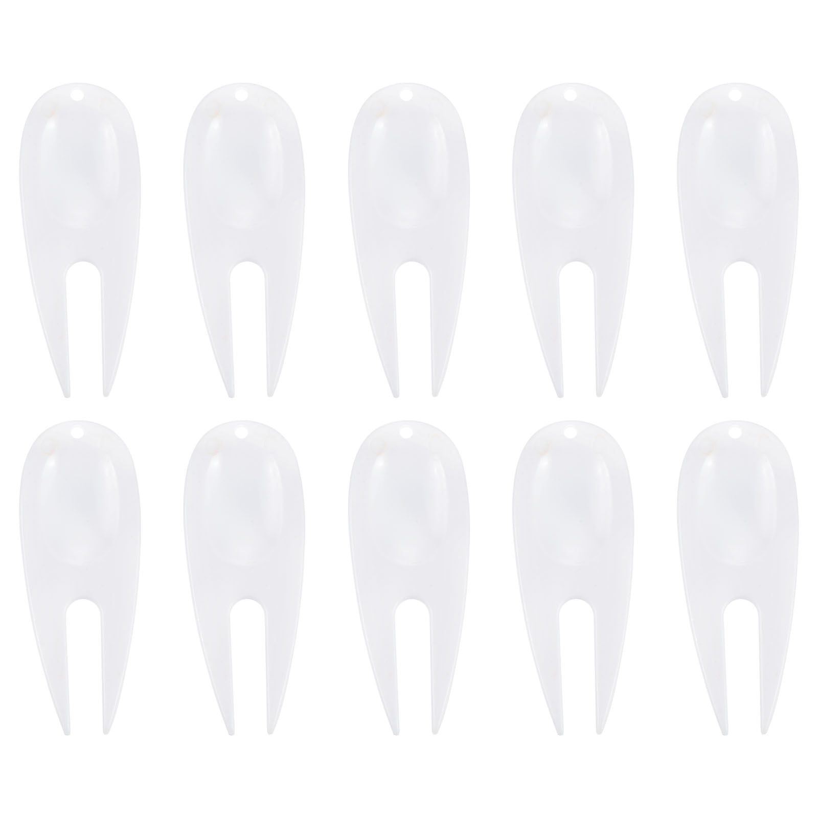 Golf Divot Tool Plastic Golf Repair Tool Ball Marker for Golfer, White ...