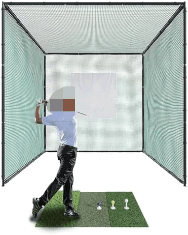 Golf Driving Cage /Frame and Net 10x10x10ft Golf Practice Cage Hitting ...