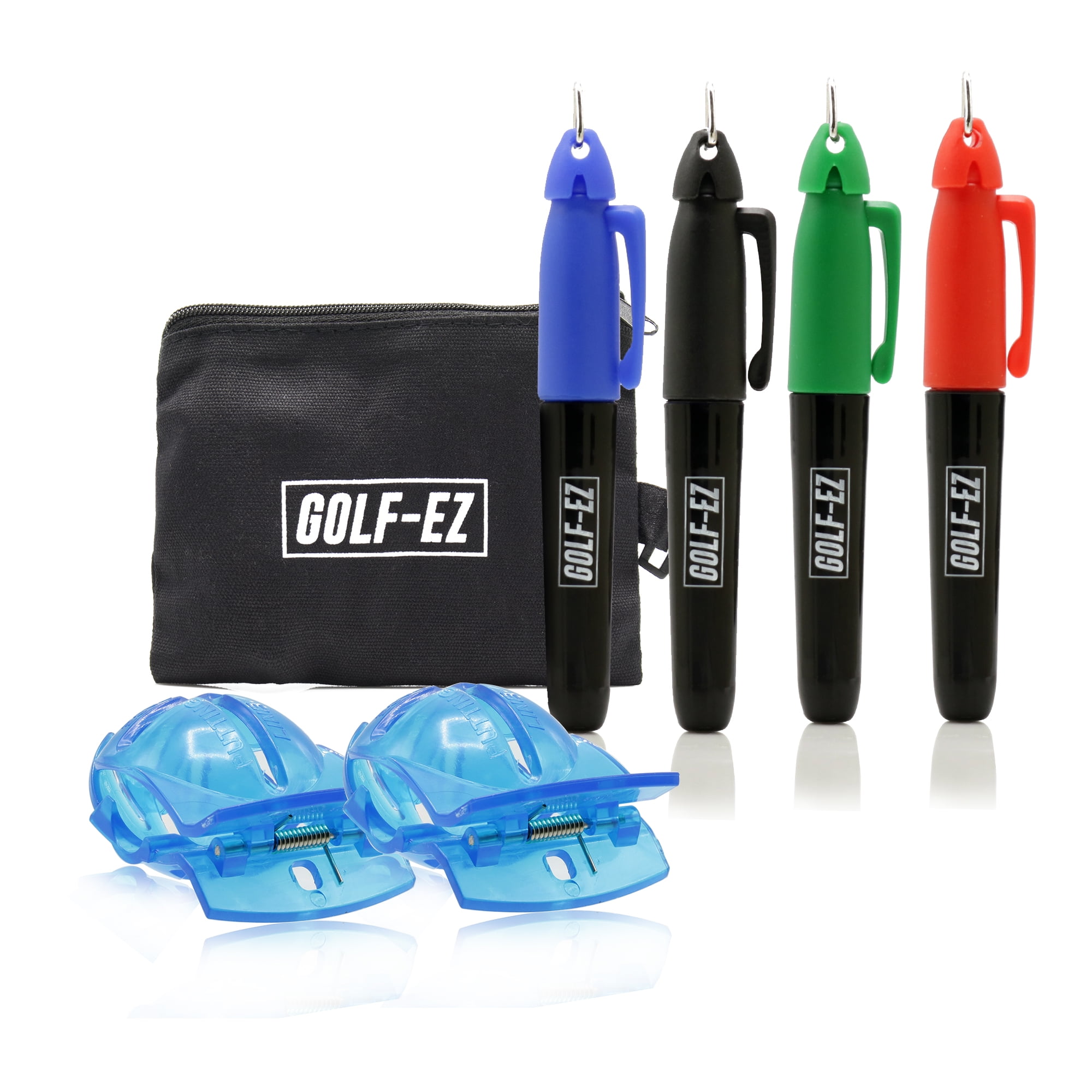 Golf-EZ Golf Ball Line Drawing Marking Alignment Tool Kit with 4pcs ...