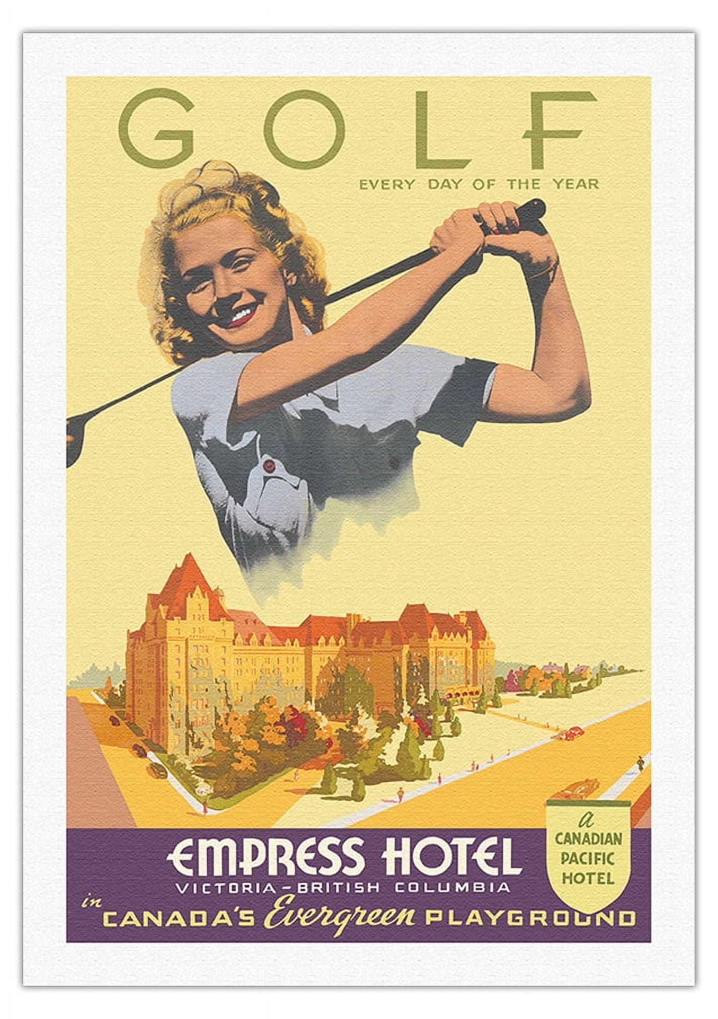 Golf - Empress Hotel - Victoria British Columbia - Canadian Pacific ...