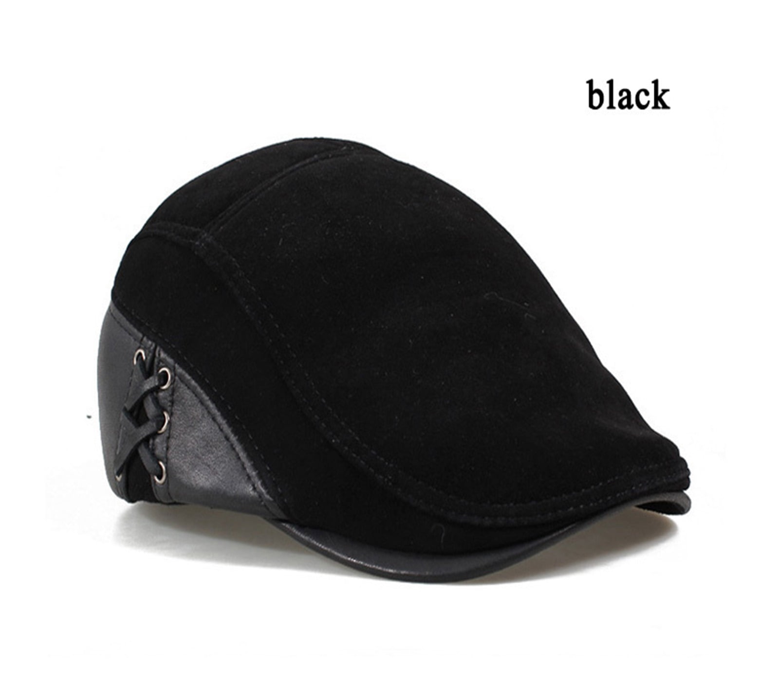 Golf European Style Genuine Leather Caps Beret Man Casual Sheepskin ...