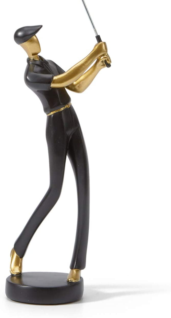 Golf Figurine Statue Golfer Decoration Arts Home Decor Sculpture ...