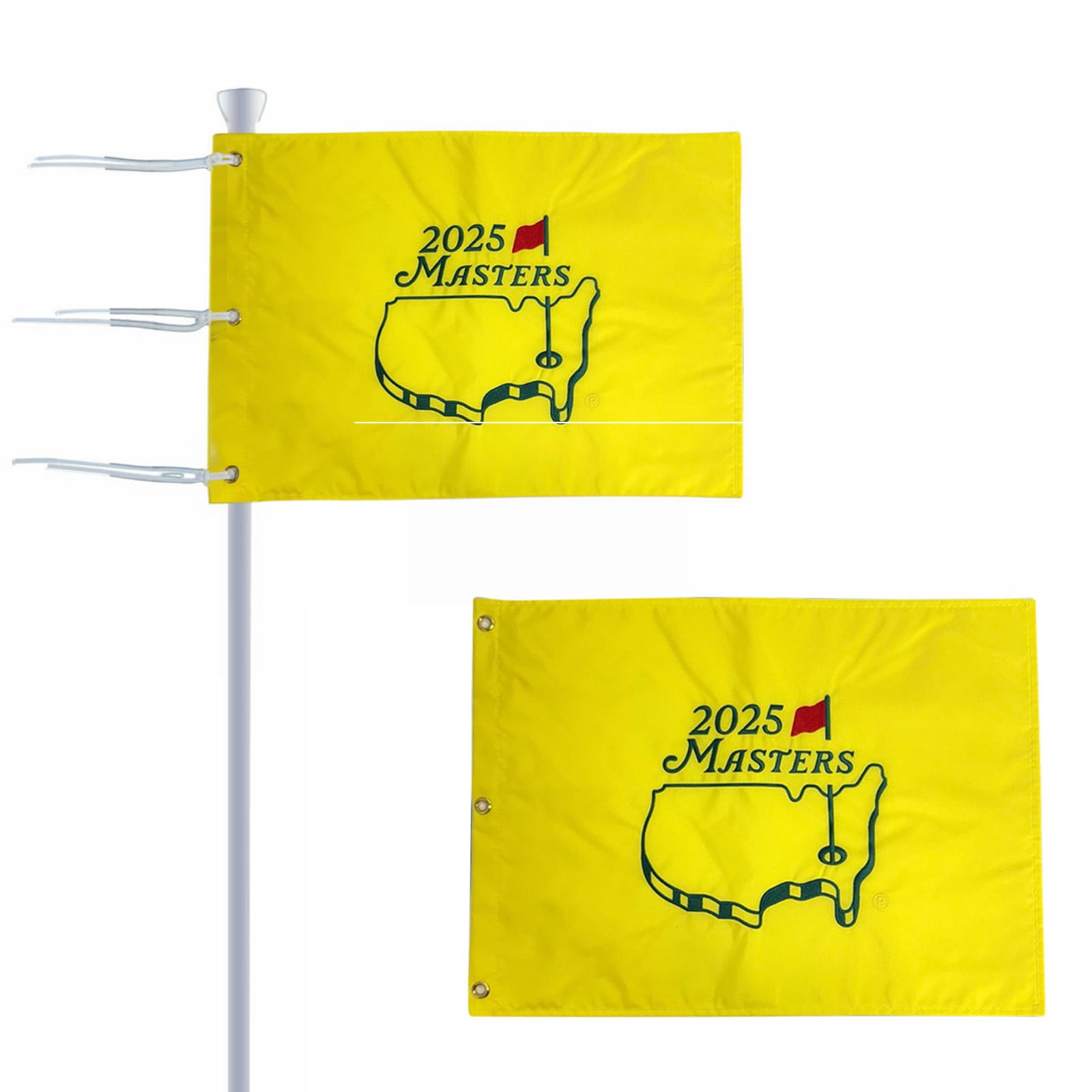 Golf Flag with Tube, Double-Sided Augusta National Design, 420D Nylon ...
