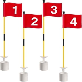 Golf Flagsticks and Cups for Practice and Yard Outdoor Golf Equipment
