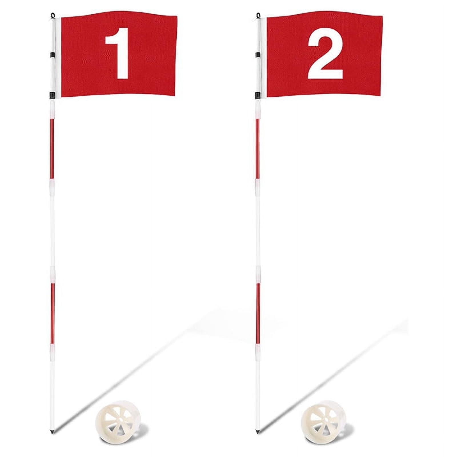 Golf Flagstick Flag Putting for Backyard Practice Green - Walmart.com