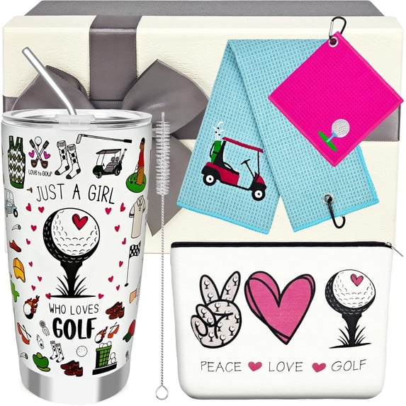 Golf Gifts for Women,Golf Lover 20 OZ Tumbler for Girls,Birthday ...