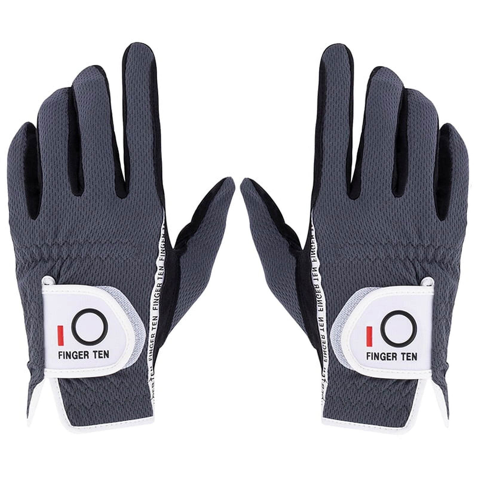 Golf Gloves Men Pair Left and Right Both Hand Rain Grip Lh Rh ...