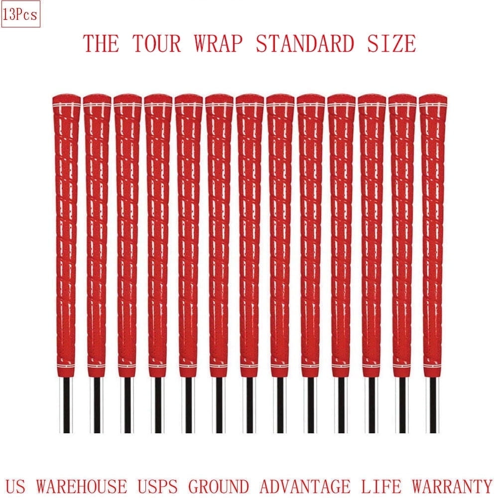 Golf Grip Golf The Tour Wrap High-tack Rubber Durability Red Standard ...