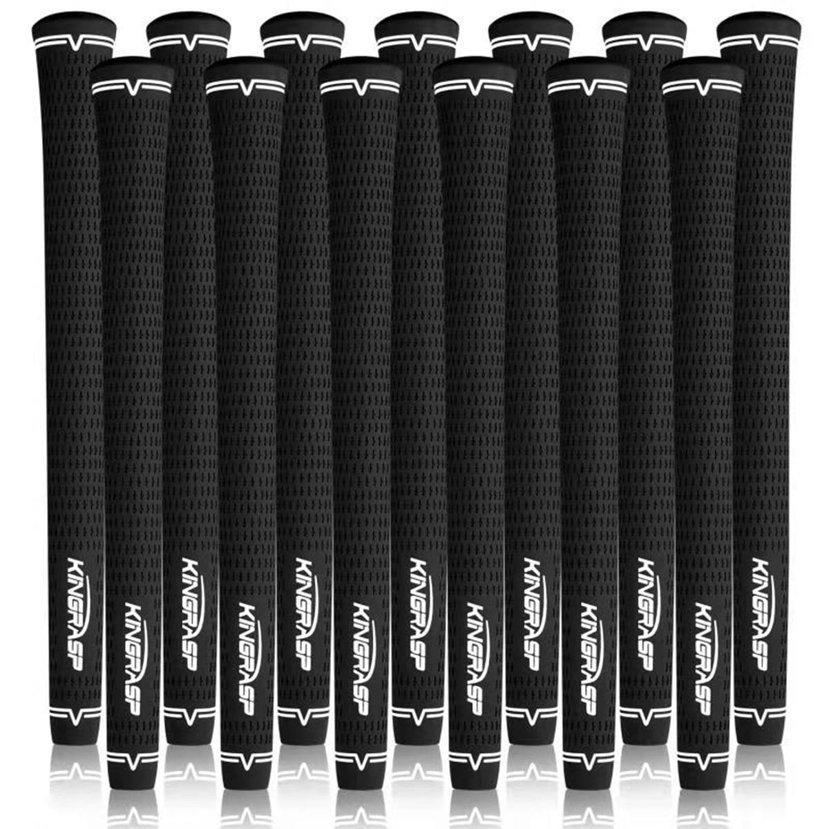 Golf Grips, for Rubber Golf Club Grips Golf Grips Kit,MidSize Black ...