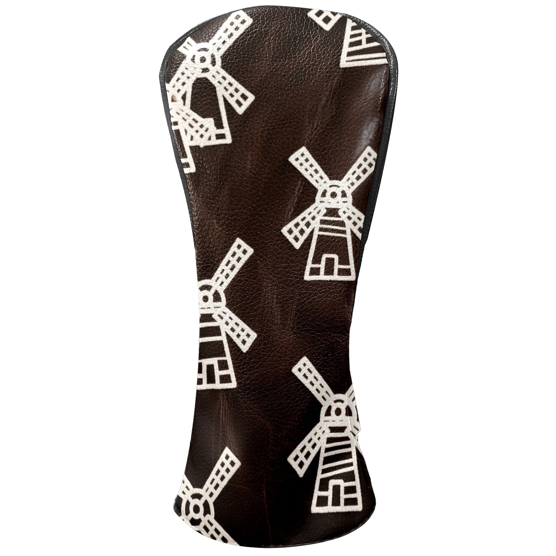 Golf Head Covers for Drivers Fairway Woods and Hybrid Clubs, PU Leather ...
