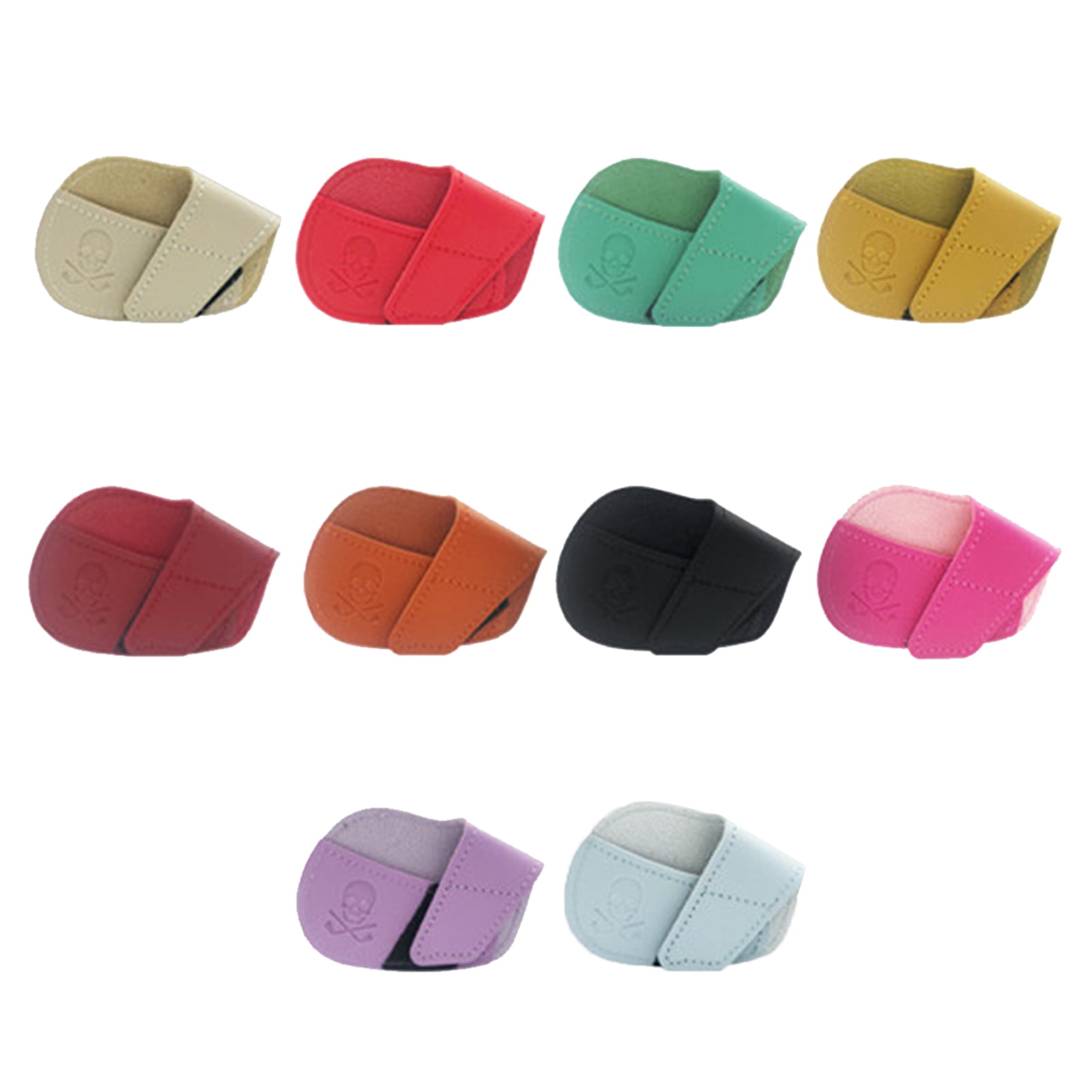 Golf Head Covers Thick PU Golf Iron Head Covers Set Wedges Iron ...