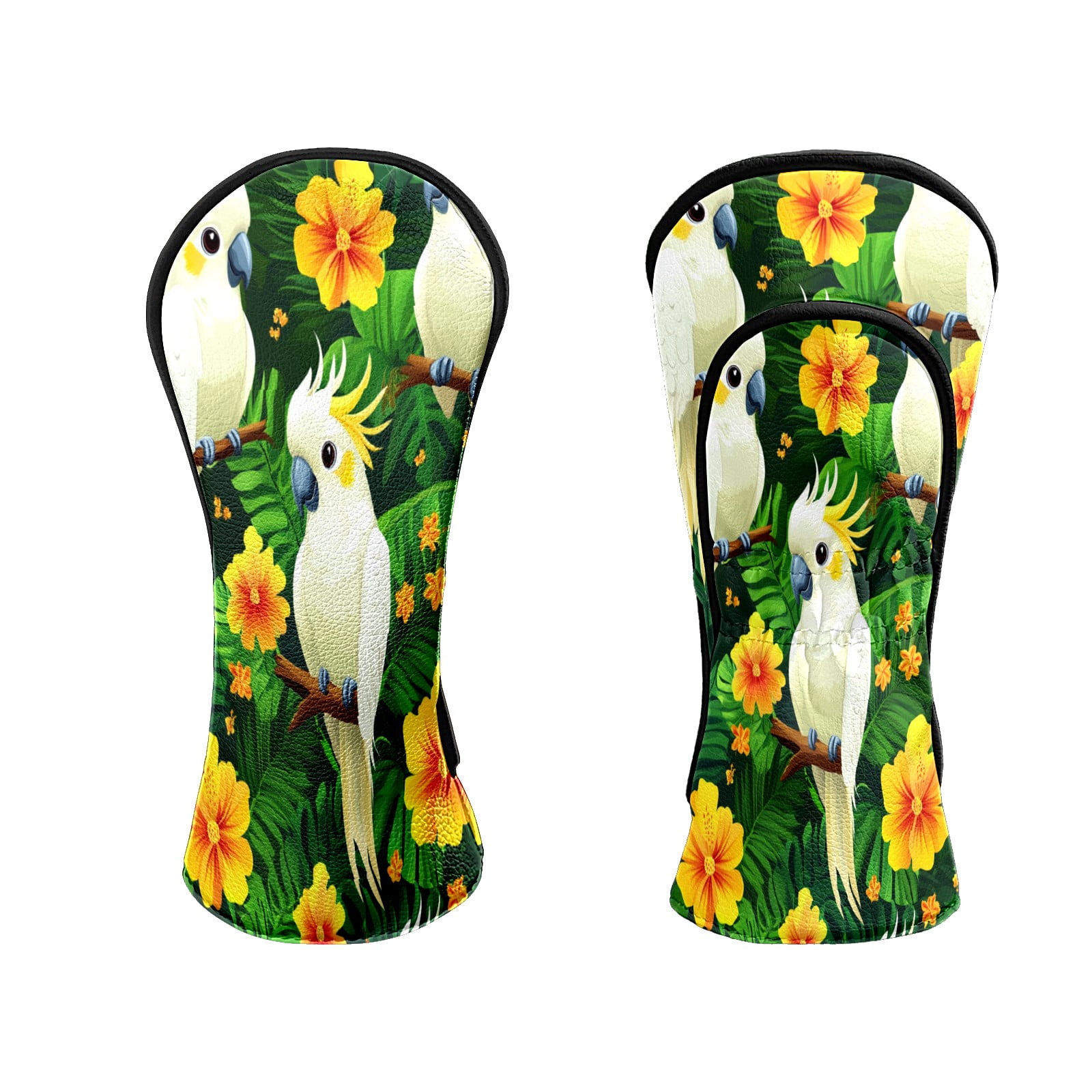 Golf Head Covers for Woods and Driver Waterproof Leather Golf Club Head ...
