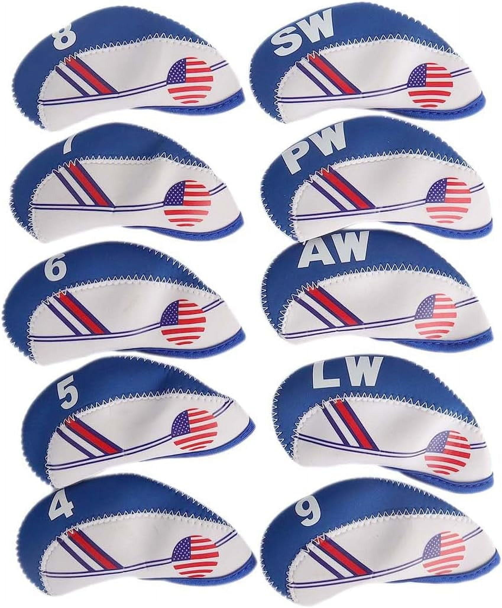 Golf Headcovers US Flag Design Golf Club Head Cover Wedge Iron ...