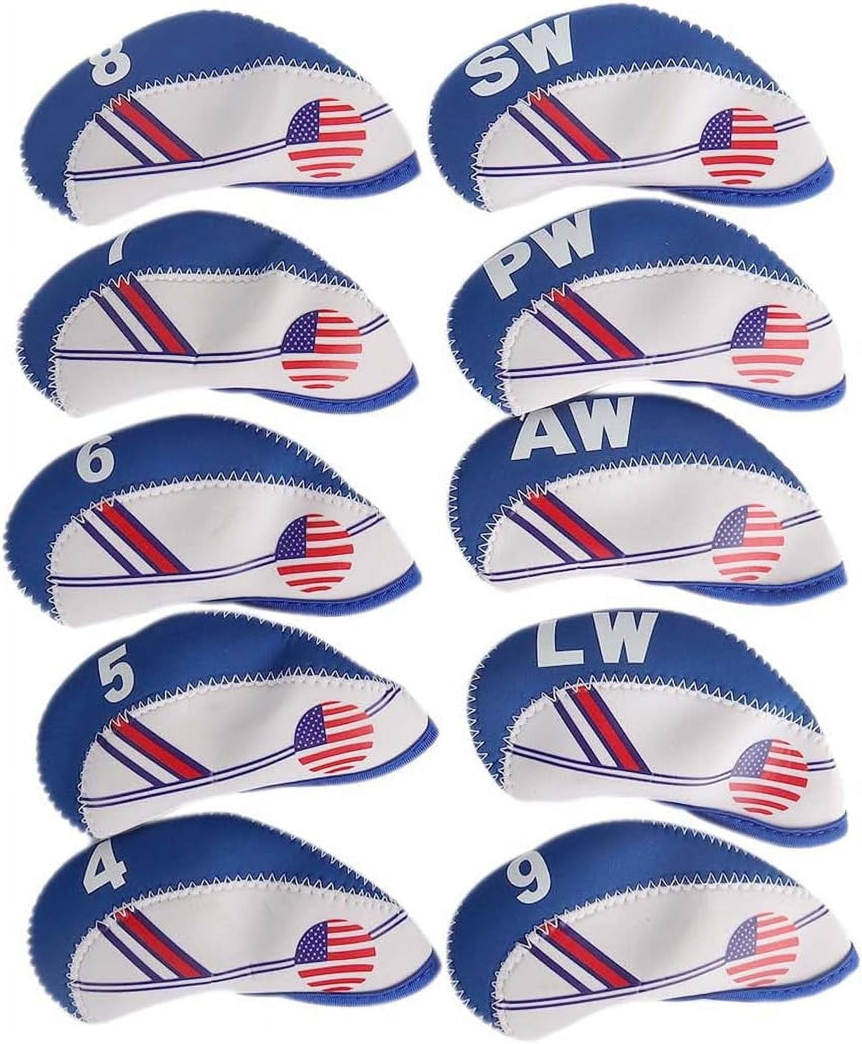 Golf Headcovers US Flag Design Golf Club Head Cover Wedge Iron ...