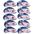 Golf Headcovers US Flag Design Golf Club Head Cover Wedge Iron ...