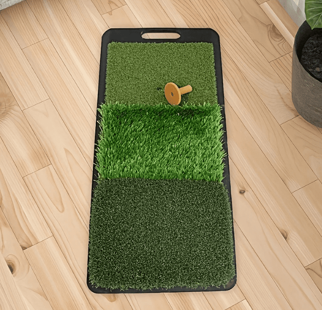 Golf Hitting Mat Grass Mat Chipping Mat Professional Portable Rubber ...