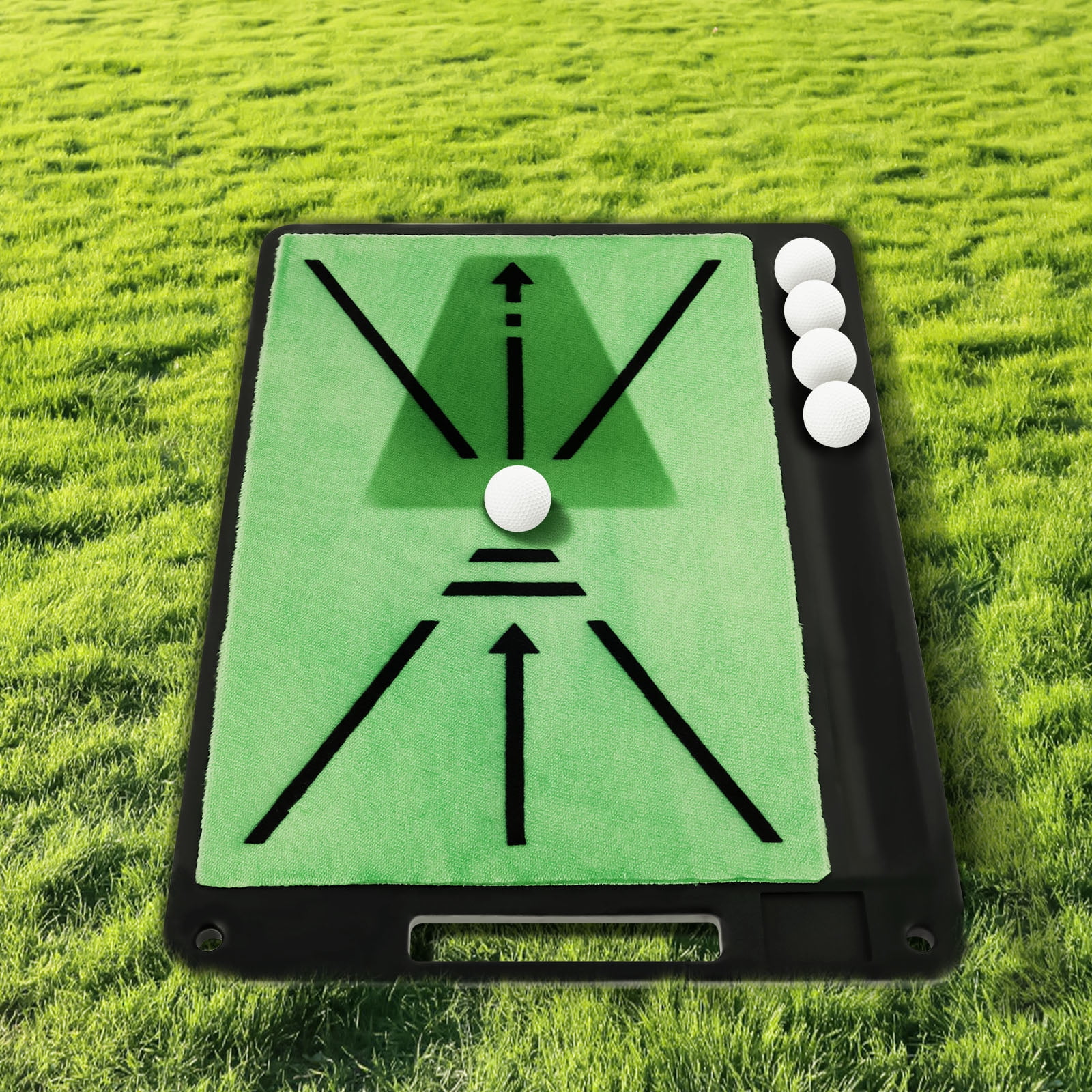 Golf Hitting Mat with Instant Swing Path Feedback Nonslip Golf Practice ...