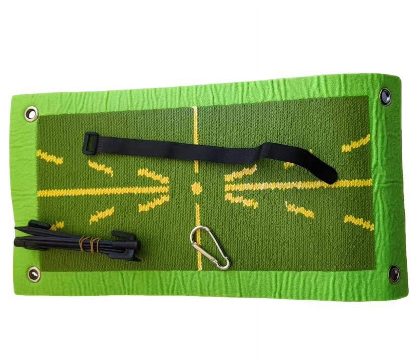 Golf Hitting Mat with Trajectory Lines, Realistic Fairway Feel, Portable Design, for Driving ...