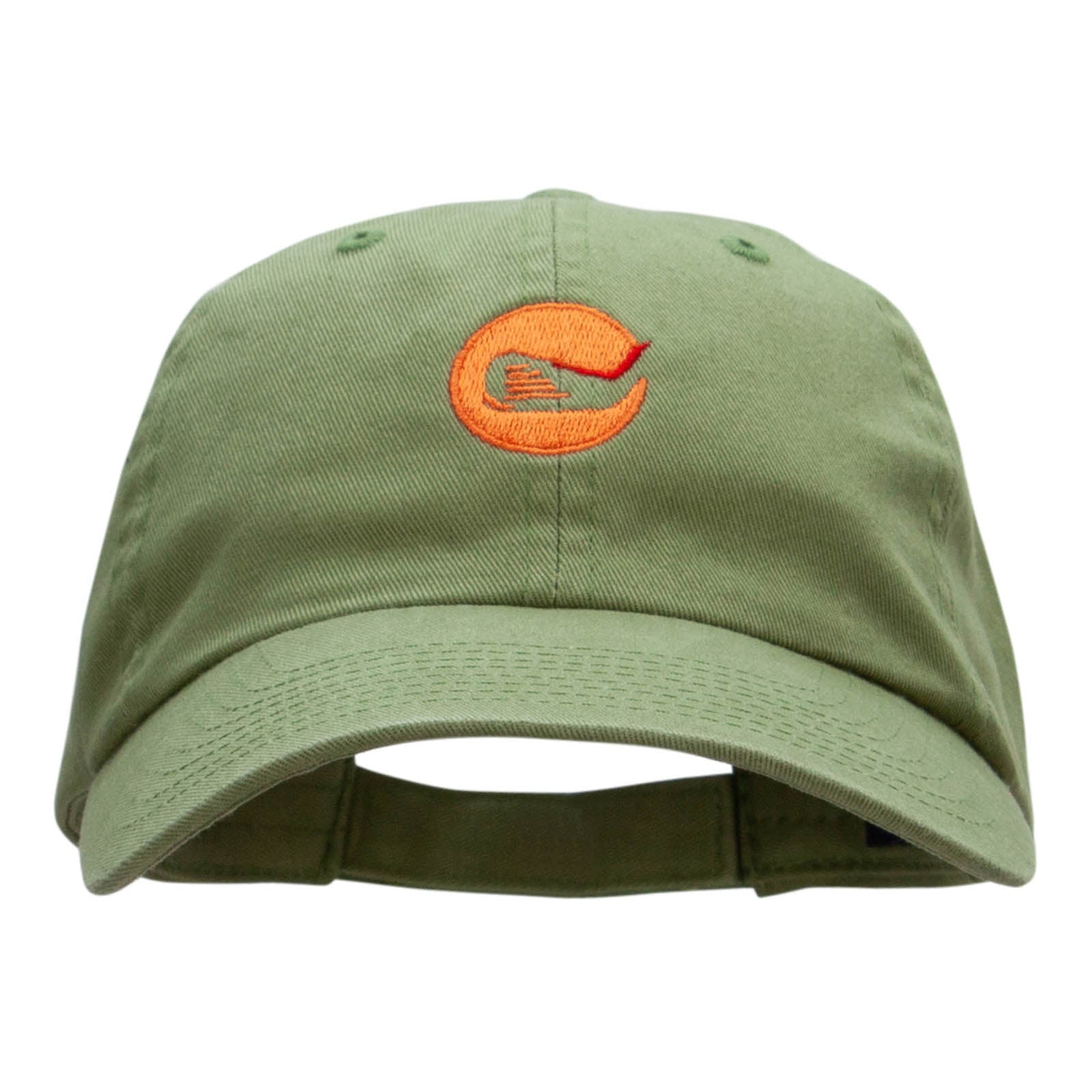 Golf Iron Embroidered Low Profile Dyed Cotton Twill Cap - Cactus OSFM ...