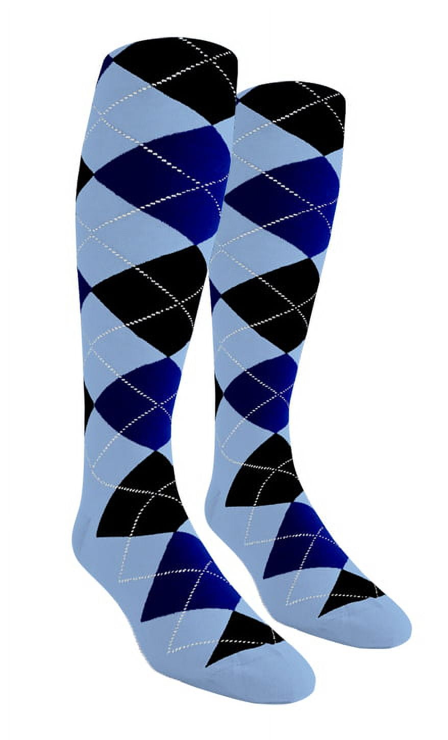 Golf Knickers Colorful Knee High Argyle Cotton Socks For Men Women and ...