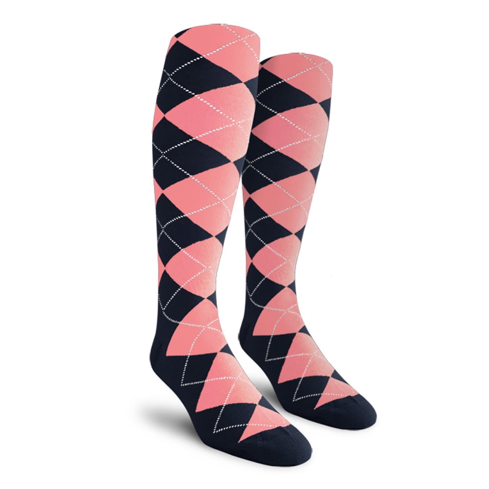 Golf Knickers Colorful Knee High Argyle Cotton Socks For Men Women and ...