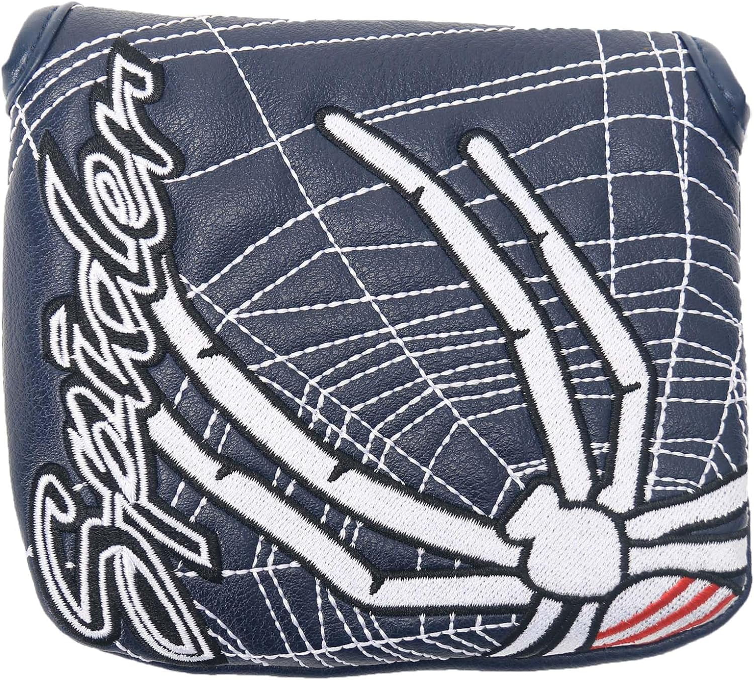 Golf Mallet Putter Head Cover Spider Embroidery Pattern Magnetic ...