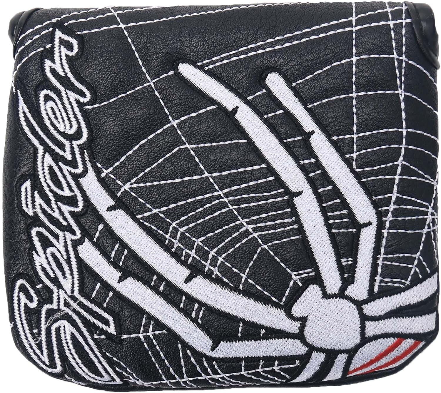 Golf Mallet Putter Head Cover Spider Embroidery Pattern Magnetic ...