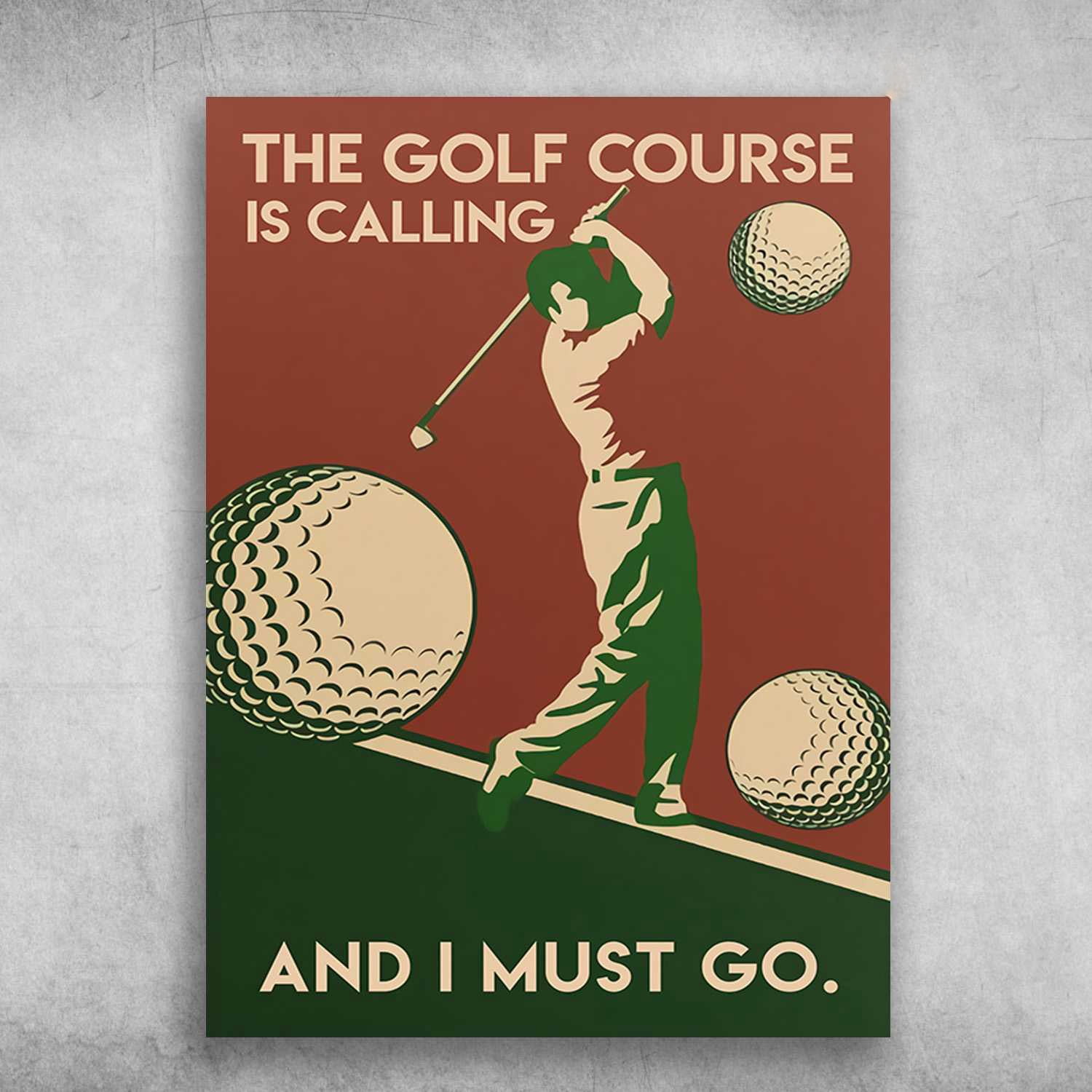 Golf Man, Golf Lover, Golf Player, The Golf Course Is Calling, And I ...
