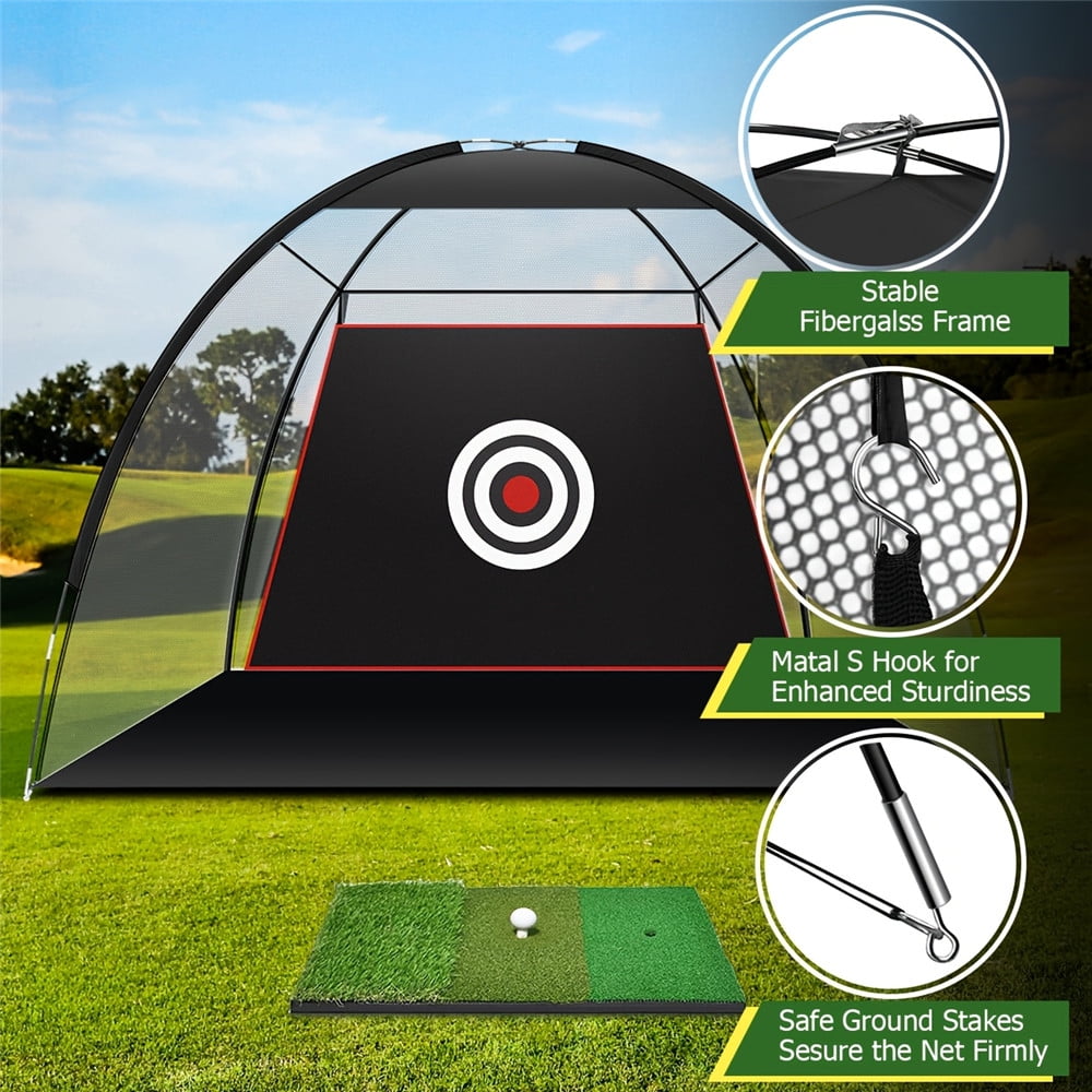 Golf Net - 10x7ft Golf Practice Nets for Backyard Driving, Golf Hitting ...