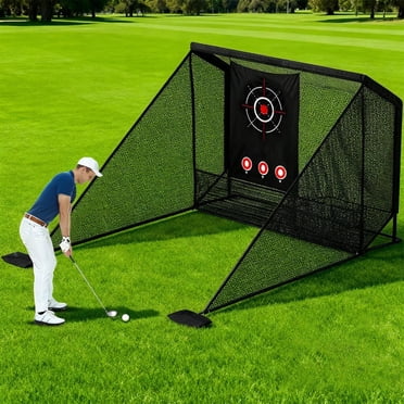 Cimarron 5x10x10 Golf Net with Frame Kit, Impact Screen for Hitting ...
