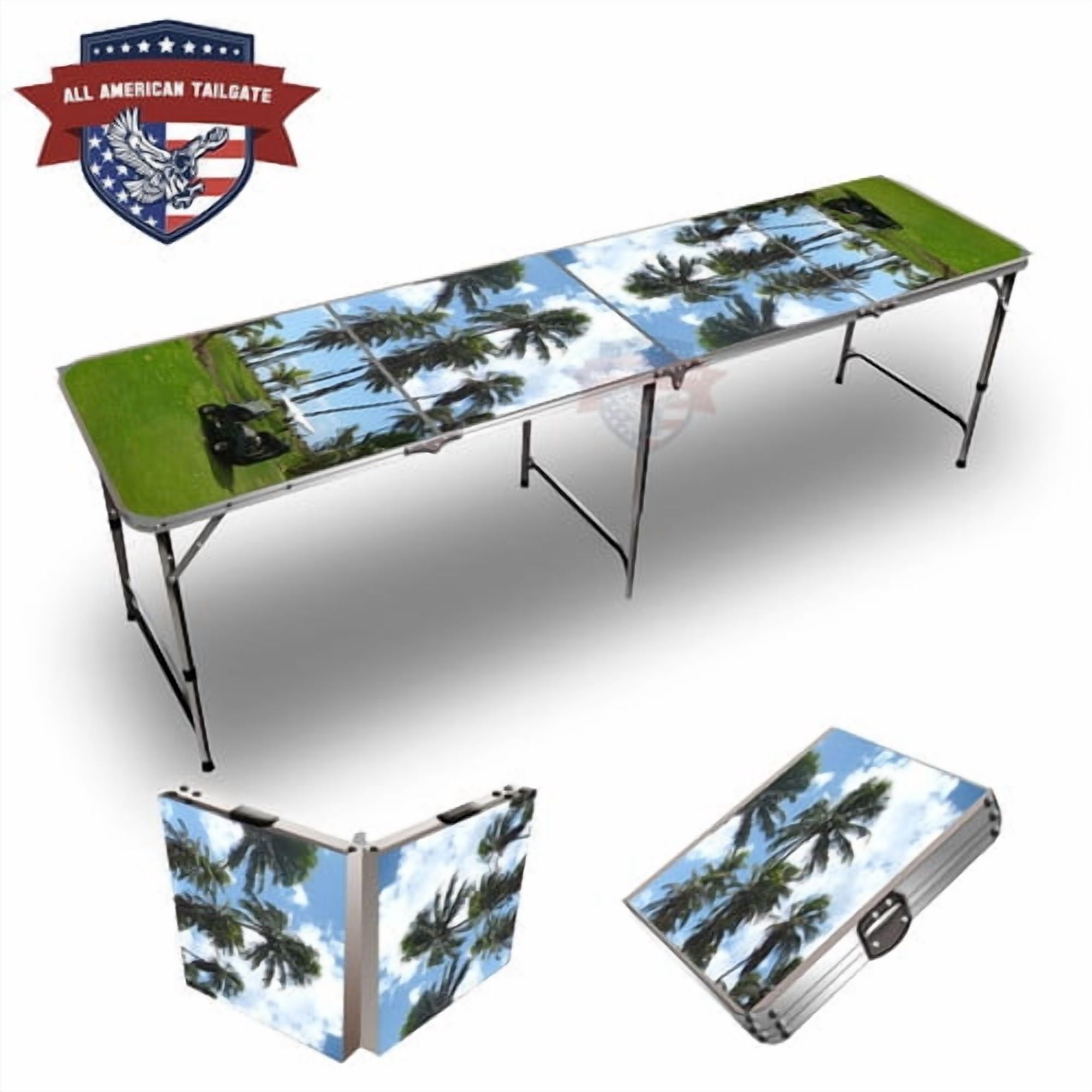 Golf Palms 8ft Tailgate Table - Walmart.com