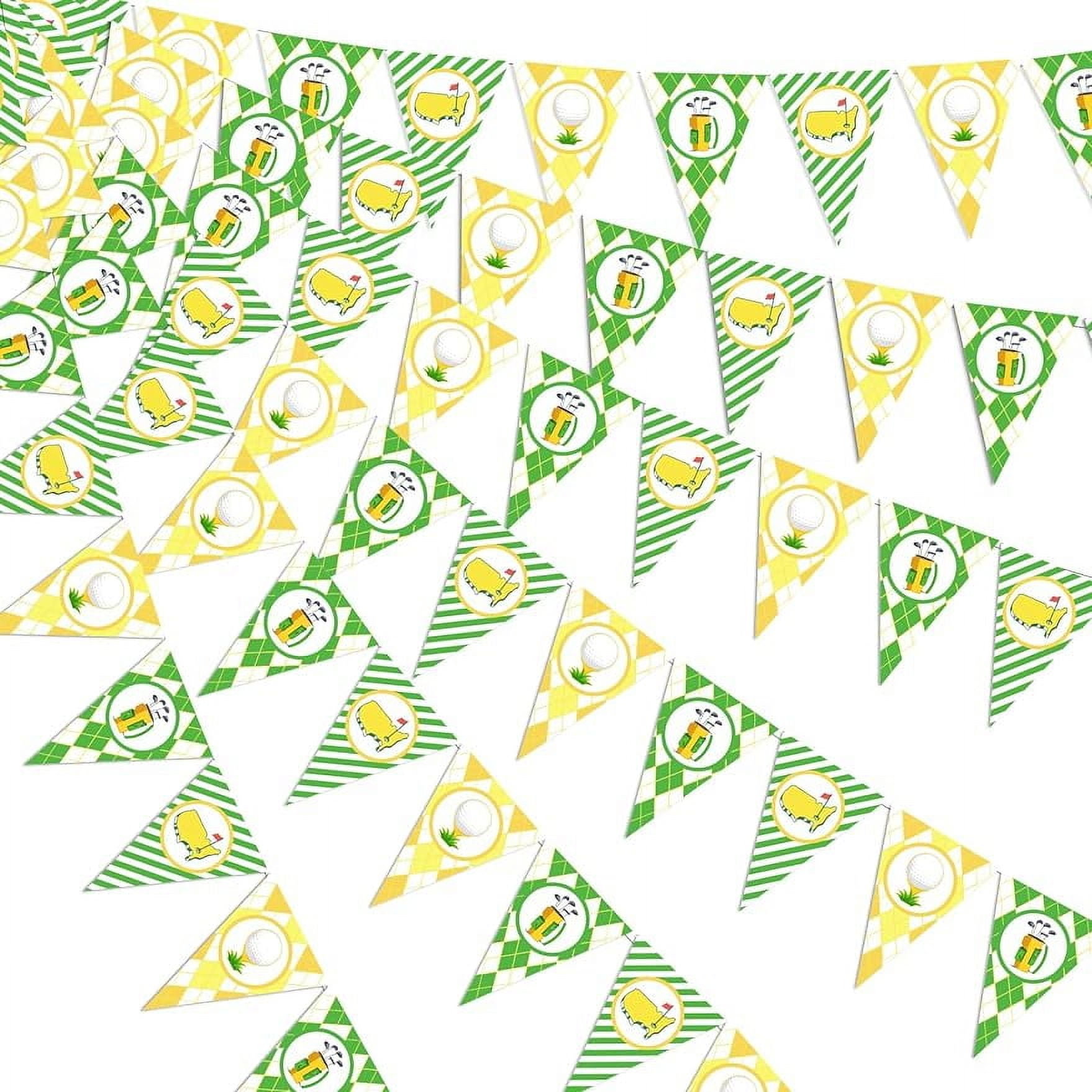 Golf Party Decorations - 3pcs Golf Triangle Banners, Golf Themed Baby ...