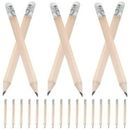 Uxcell Round Pencils, 24 Pack HB Graphite Pencils with Eraser Wood ...