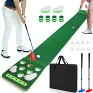 Crestgolf Backyard Putting Game Set, Indoor&Outdoor Golf Mat, Complete ...