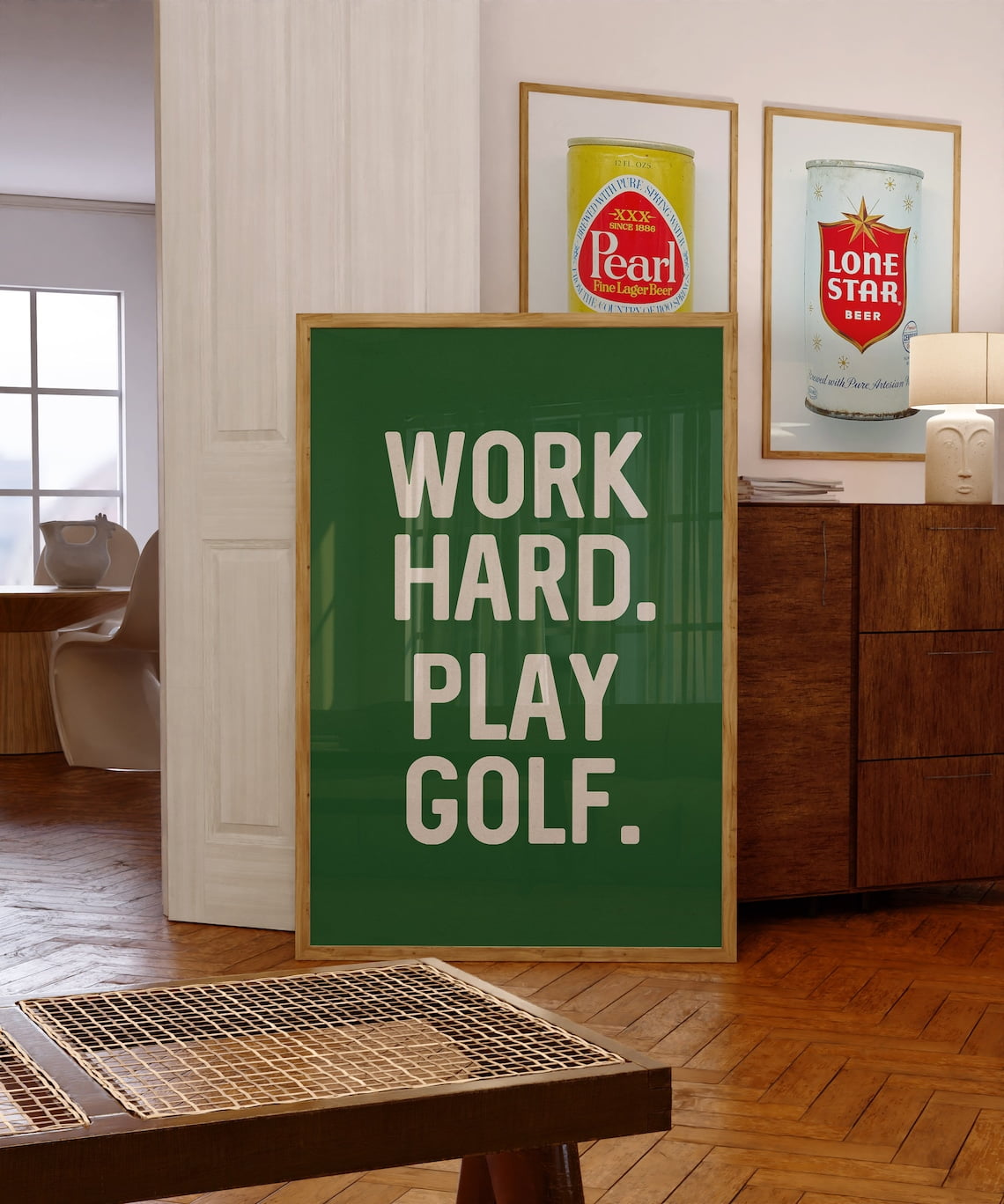 Golf Poster Art Print For Golfers Gift Art Poster Gift For Father'S Day ...