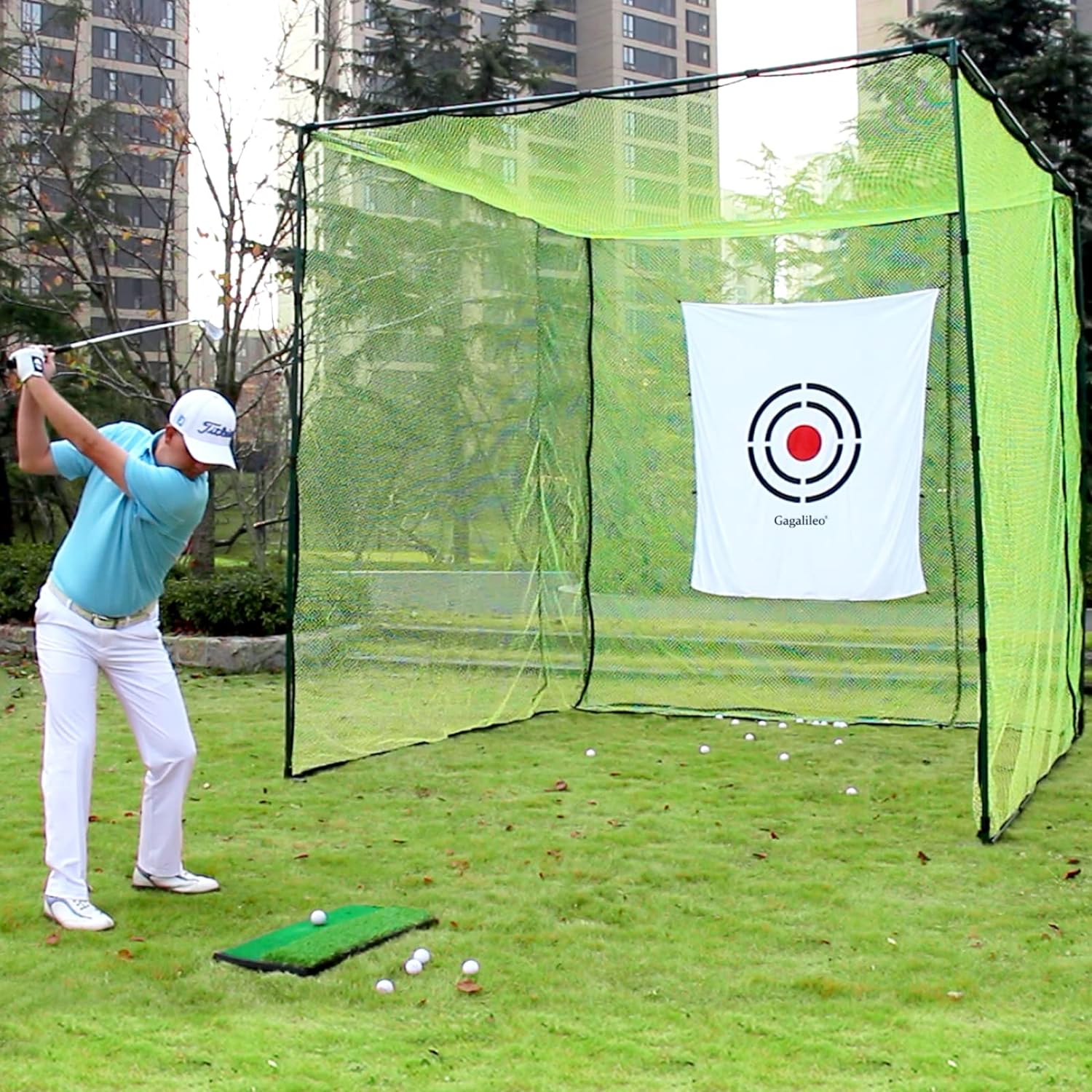 Golf Practice Hitting Nets for Backyard Driving Indoor Use Heavy Duty ...