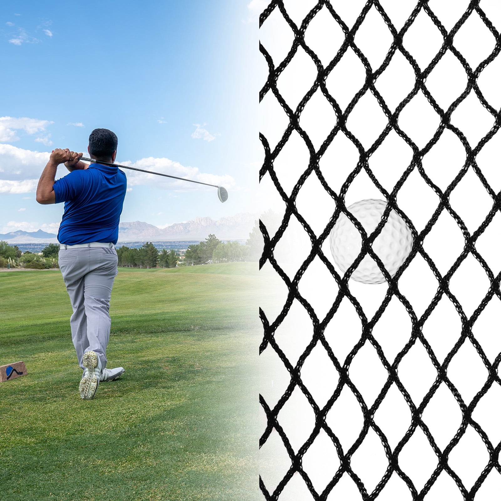 Golf Practice Net Heavy Duty Nylon Golf Hitting Net Golf Waterproof ...