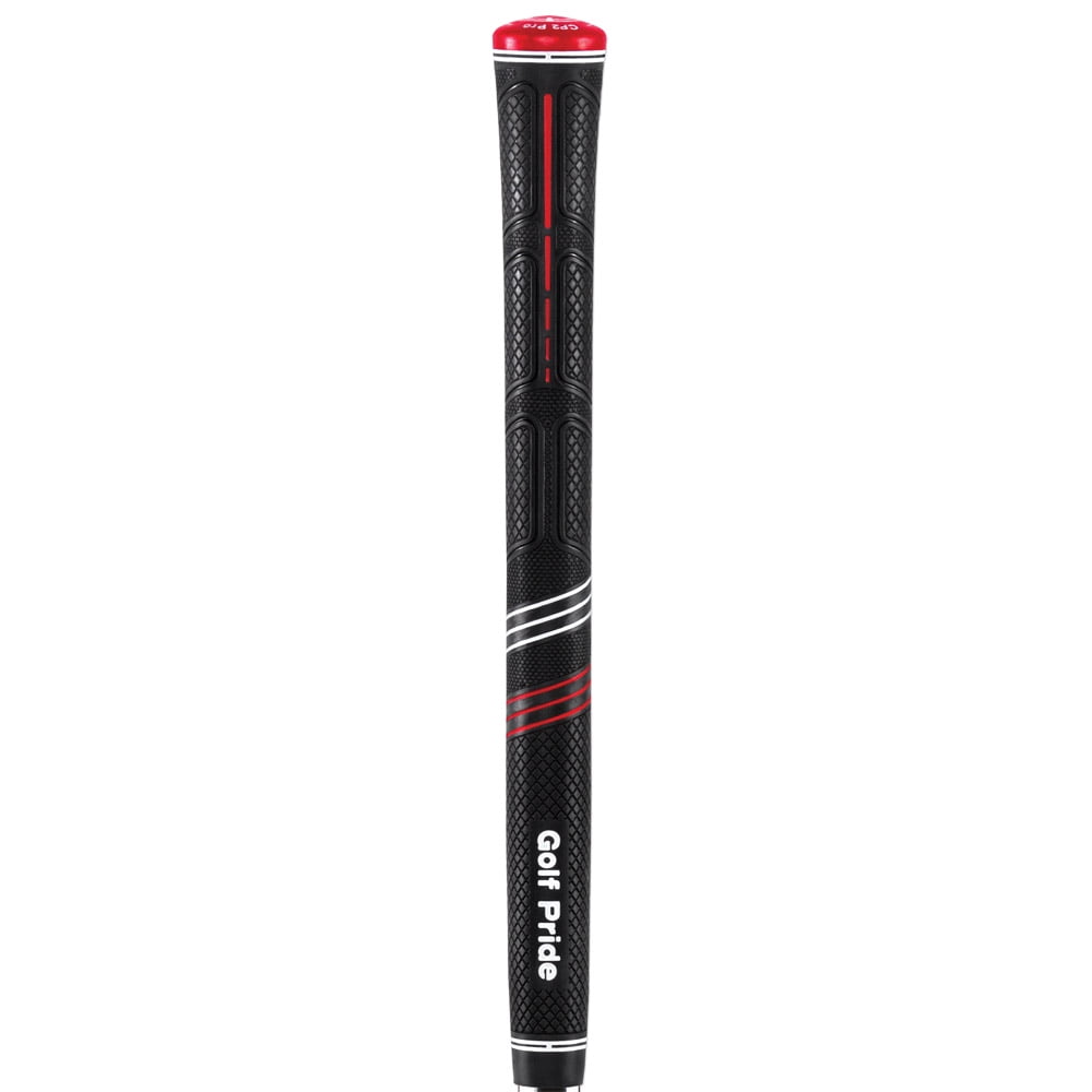 Golf Pride CP2 Pro Tour Wrap, Black/Red Jumbo Golf Grip, High-Traction ...