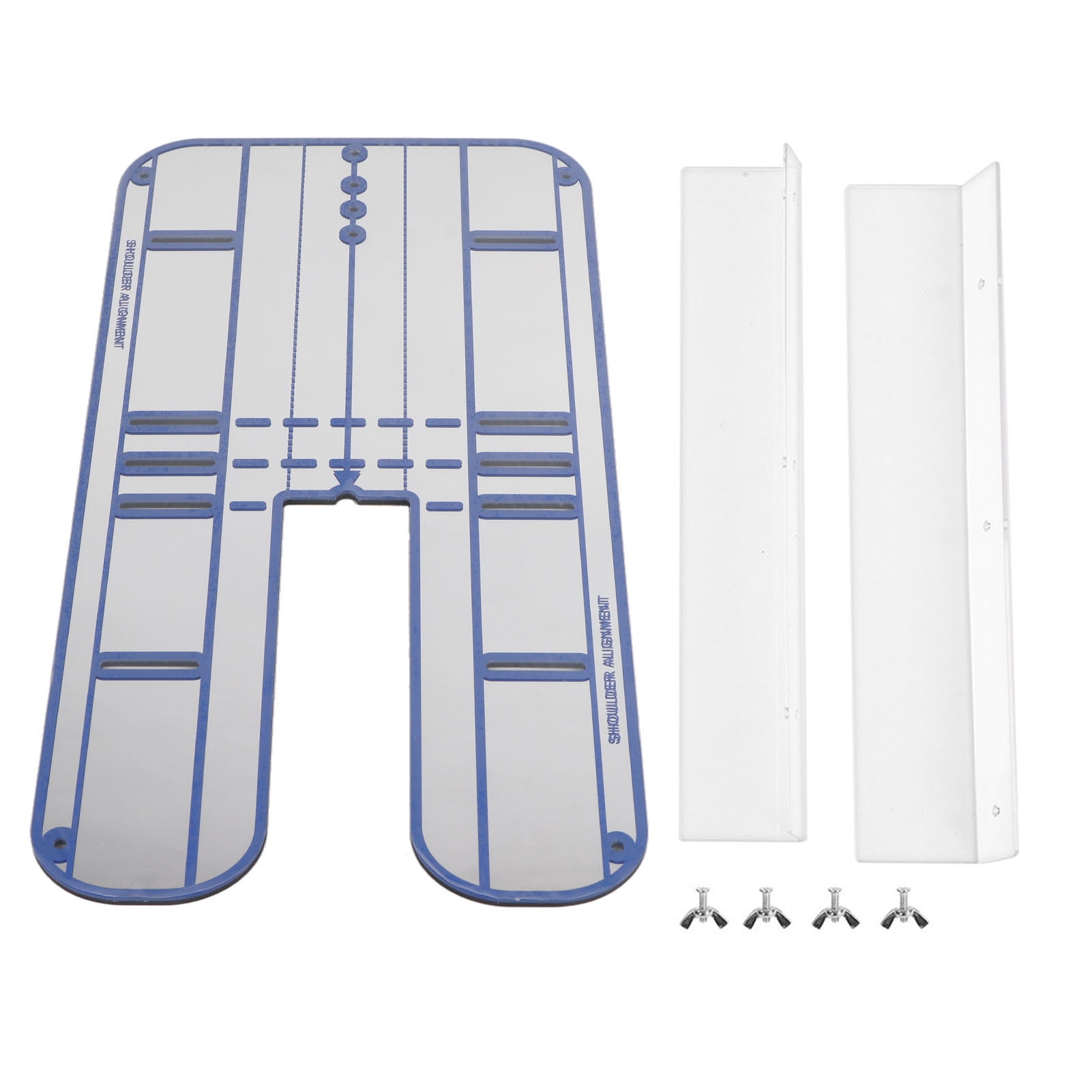 Golf Putting Alignment Mirror Practice Training Aid with Guide Rails ...