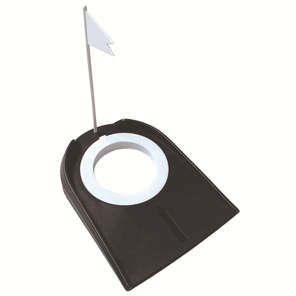 Golf Putting Cup and Flags Plastic Golf Training Aids Golf Putting Hole Regulation Practice Cups ...