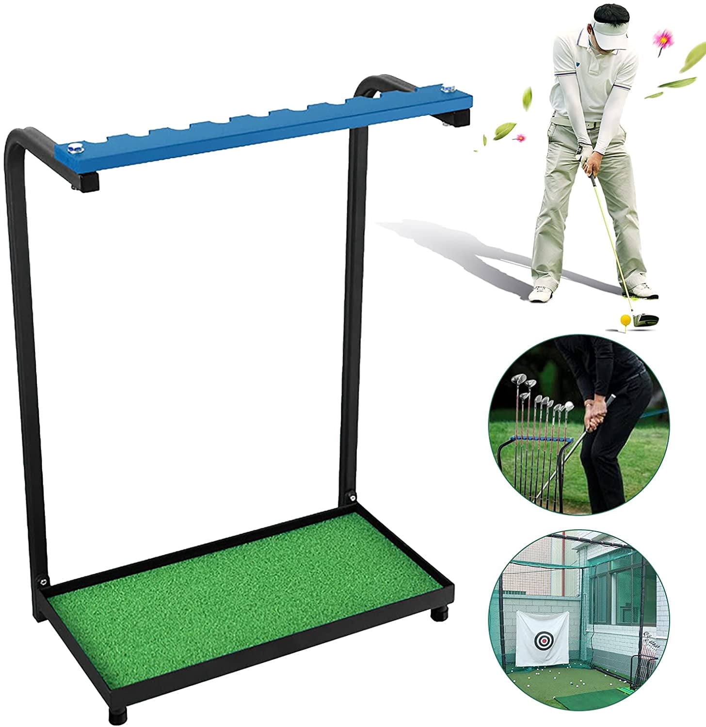 Golf Rack (9 Holes) Golf Acrylic Golf Club Organizers Golf Club Display ...