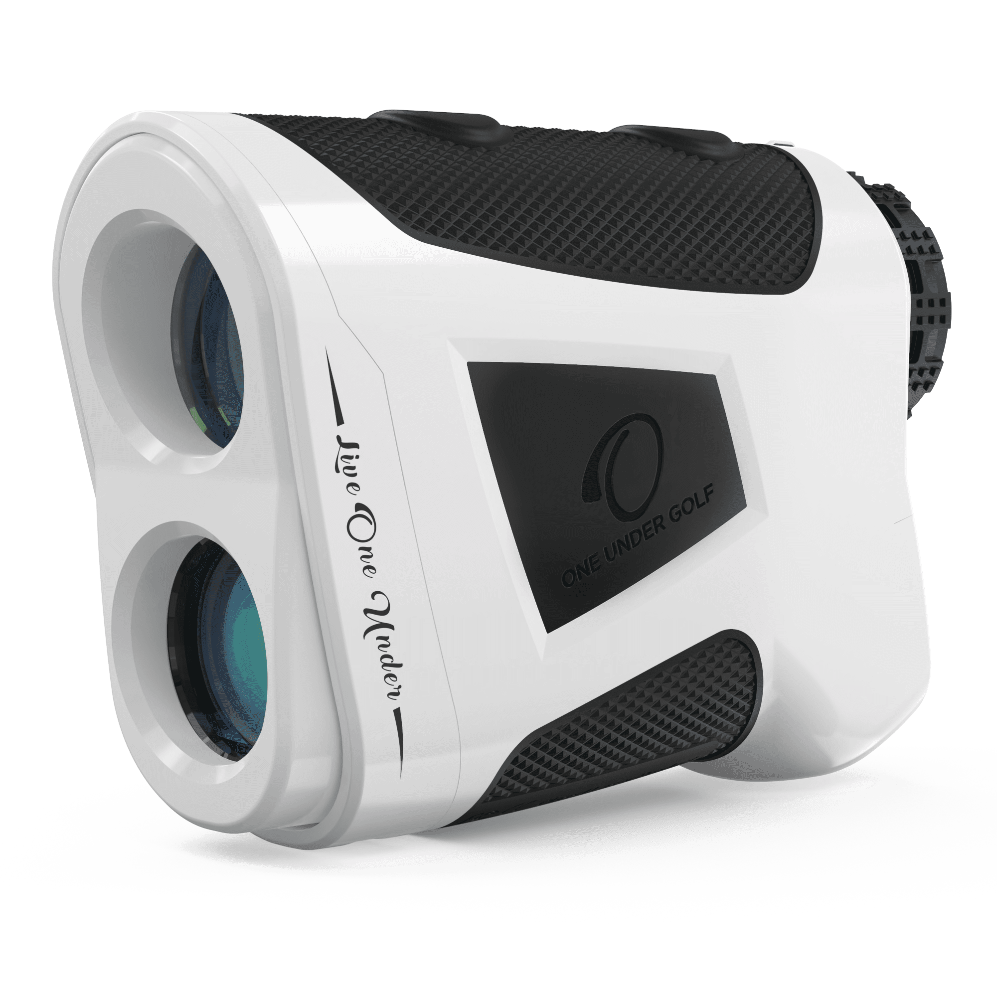 Golf Rangefinder by One Under Golf- Sleek Design with Built In Magnet Locks on Cart Rail, Slope ...