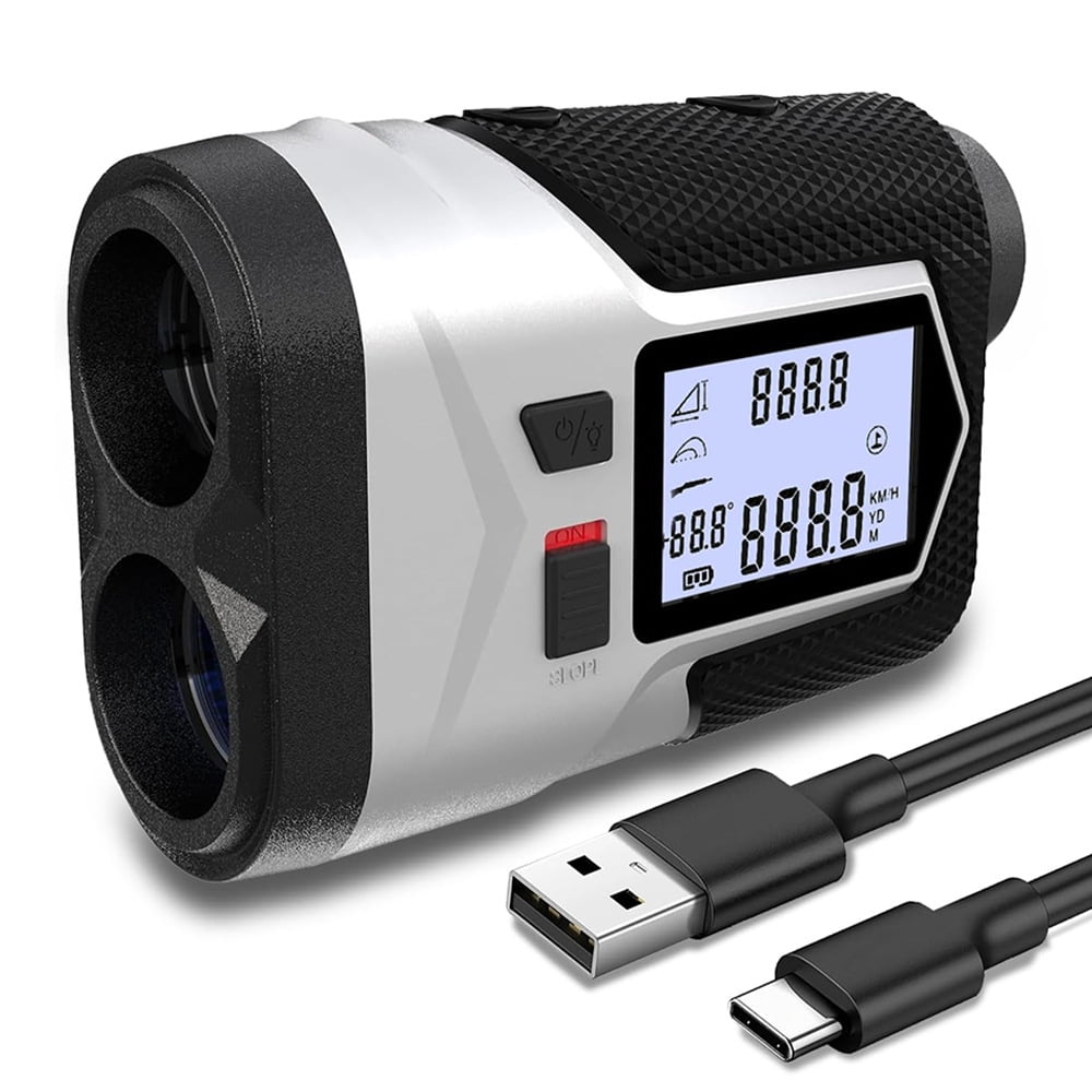 Golf Rangefinder with Wind Speed and Direction Pin Locking with Visual ...