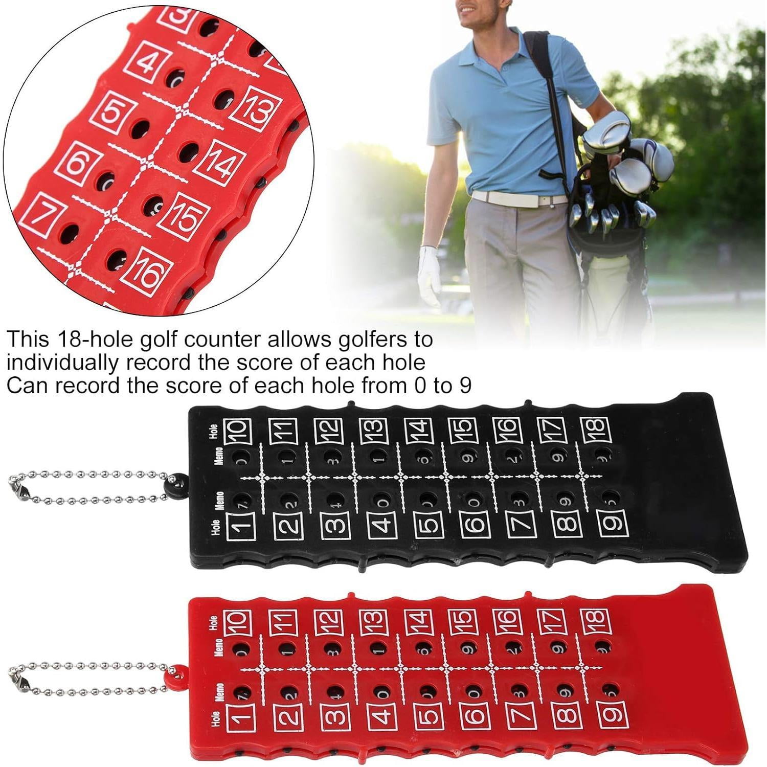 Golf Score Counter,2pcs 18 Hole Golf Score Counter Scoreboard Training ...