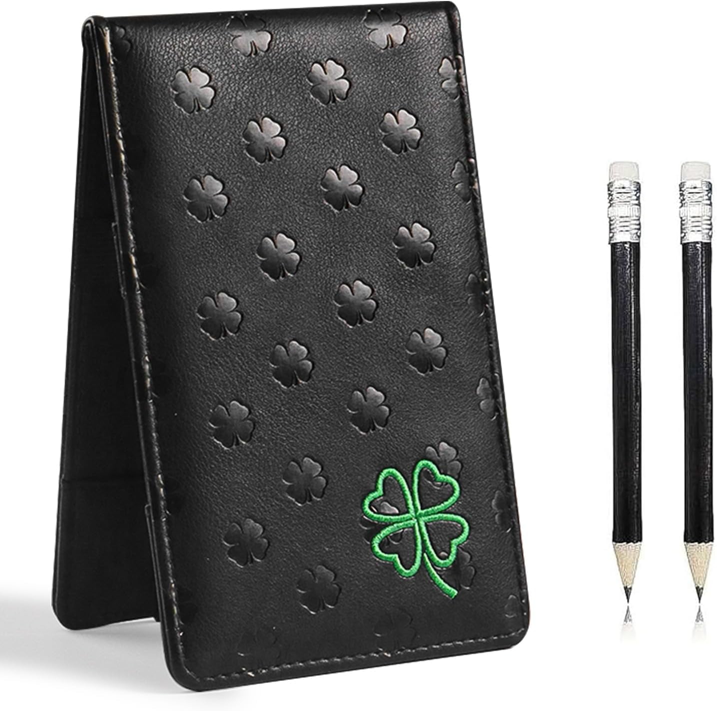 Golf Scorecard Holder Leather Yardage Books Cover with 2 Free Pencil ...