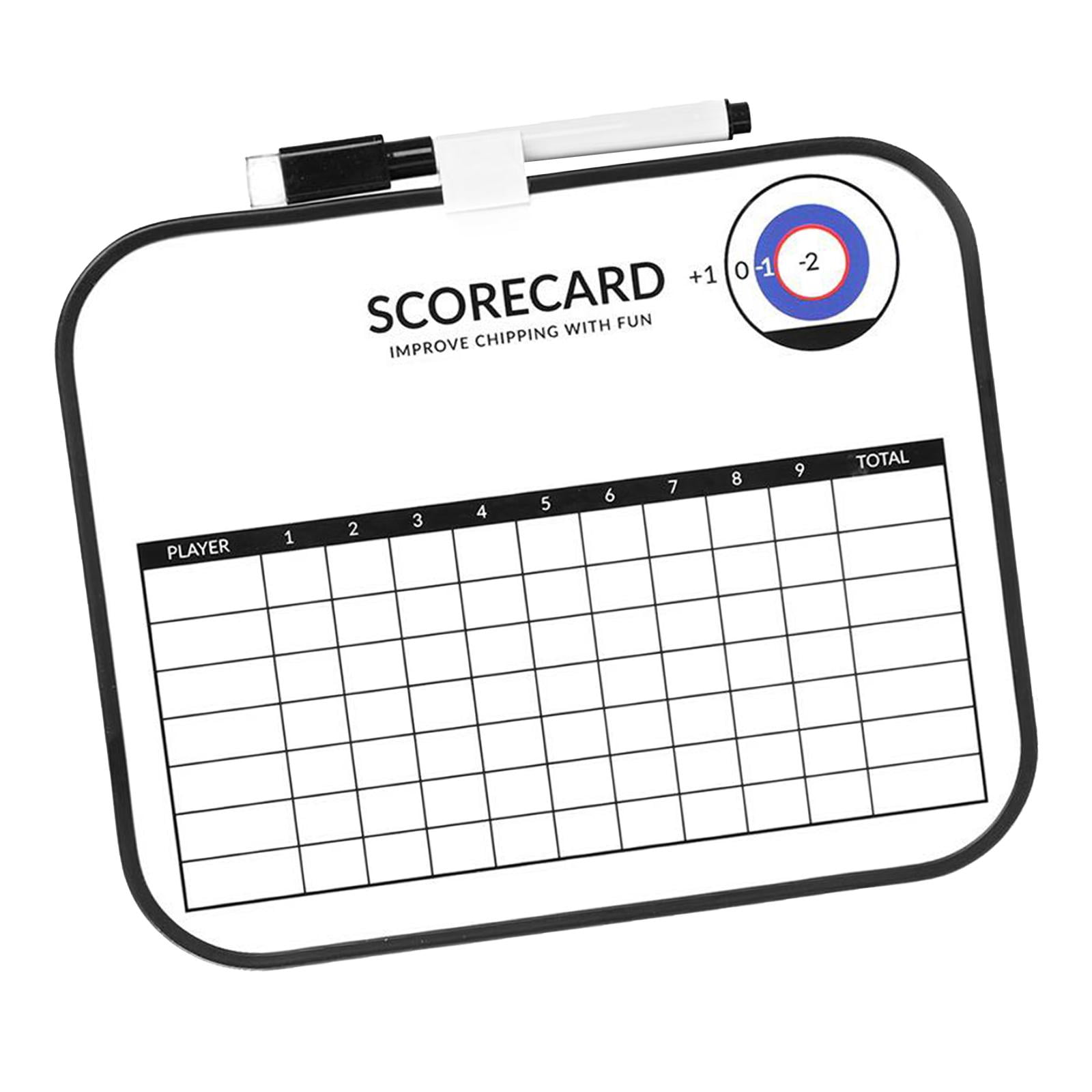 Golf Scorecard, Whiteboard, in Golf, Erasable, Data Record, Board ...