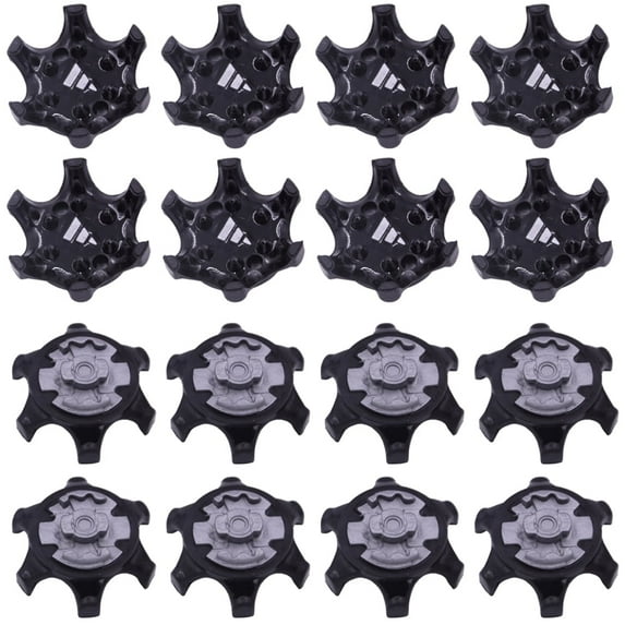 Adidas Golf Shoe Spikes Replacements, 16 TPU Soft Screw Cleats, Black ...